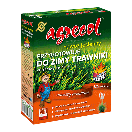 Nawóz jesienny do trawników oraz traw ozdobnych AGRECOL 1.2KG - Agrecol | Sklep EMPIK.COM